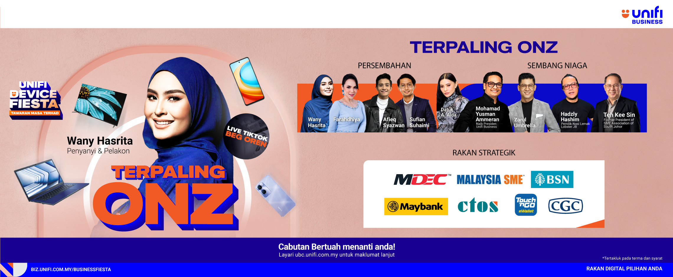 Unifi Business Device Fiesta – TERPALING ONZ | UBC
