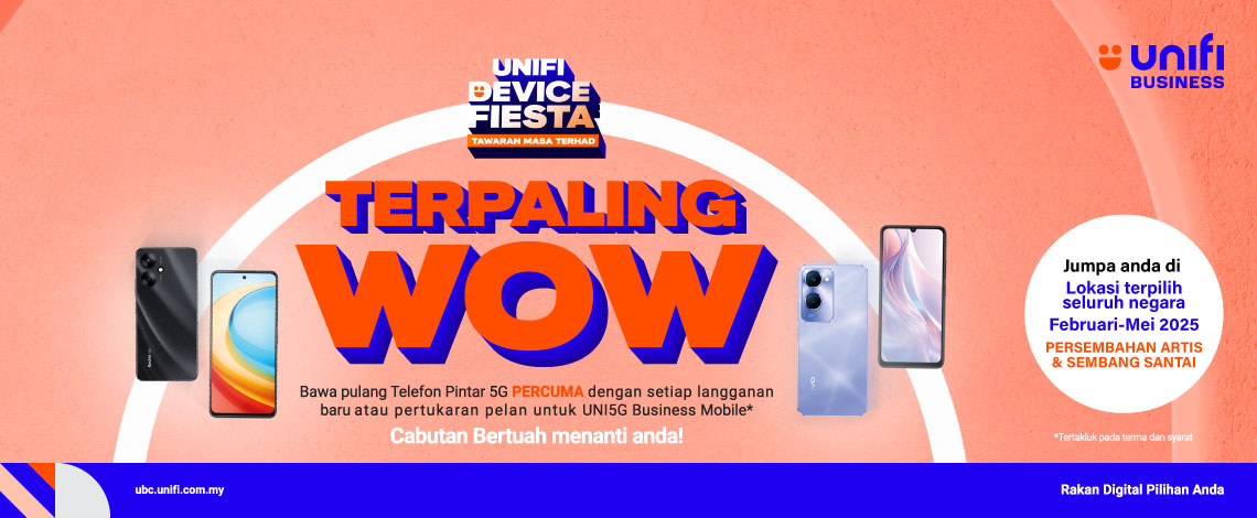 Unifi Business Device Fiesta – TERPALING WOW | UBC